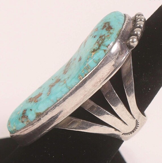 Signed TG Barefoot Native American Ring - Gem