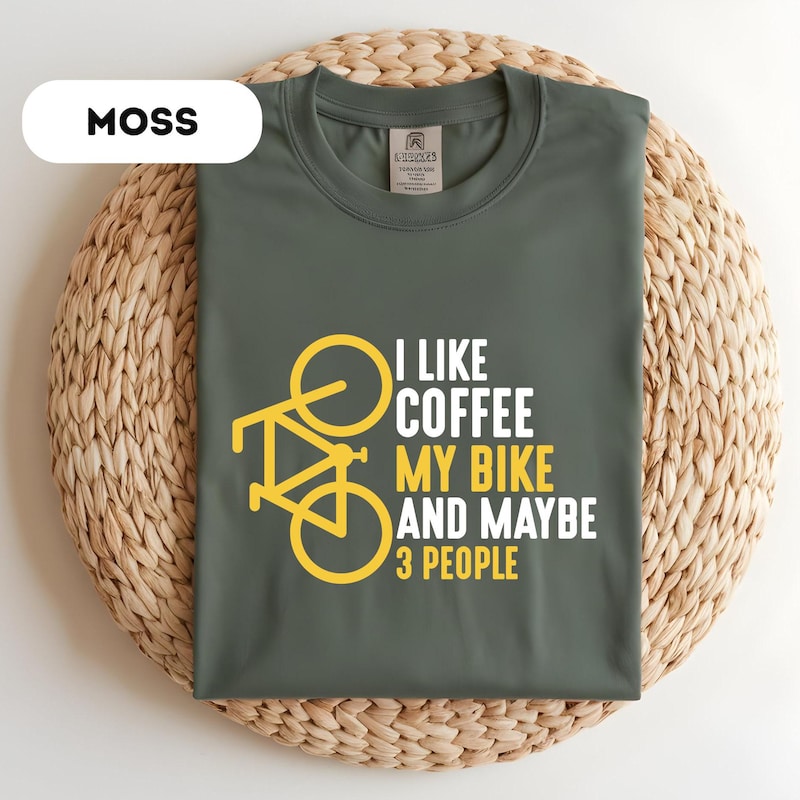 Coffee and Bike Shirt - Etsy