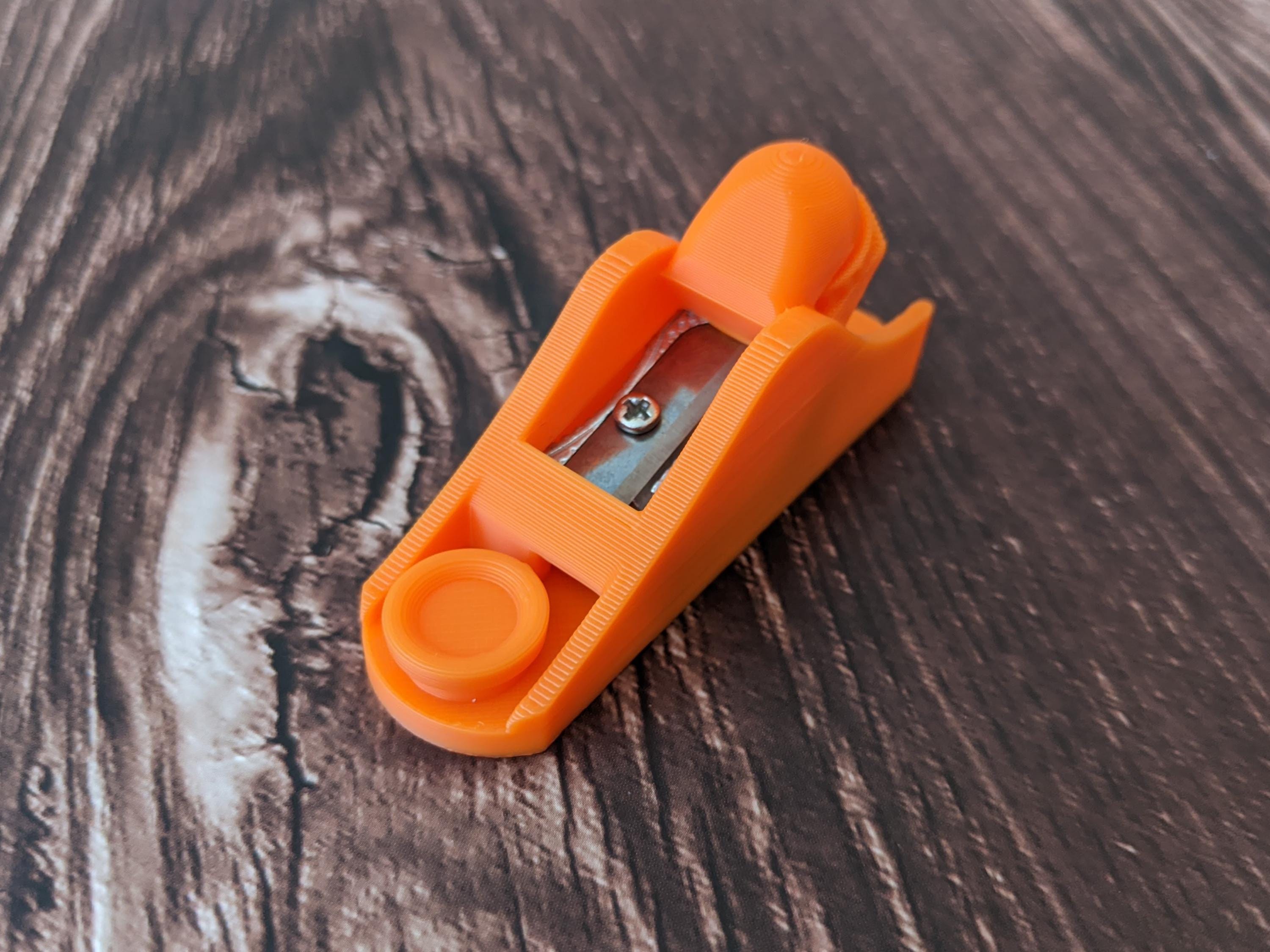 Block Plane Pencil Sharpener With Magnet - Available in Orange, Bronze ...