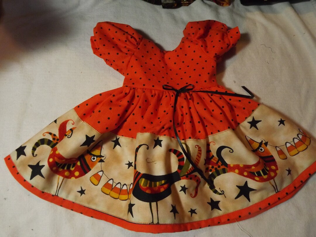 18" Candy Corn Bird Dress - Etsy