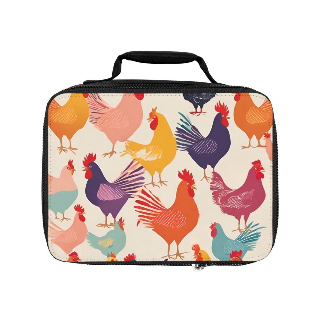 Chicken Lunch Bag, Rainbow Lunch Box for Humor Lovers, Foodie Gift ...