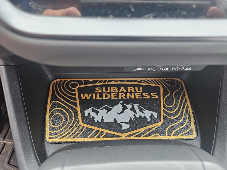 Subaru Crosstrek Wilderness Dash Pocket Pad: TOPO Pattern, PETG ...