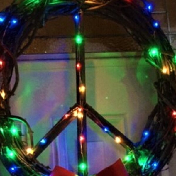 Lighted Peace Sign - Etsy