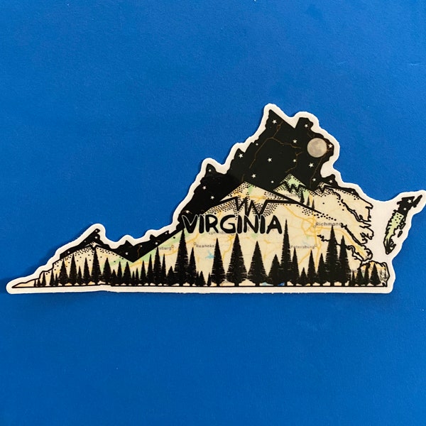 Virginia Bumper Sticker - Etsy