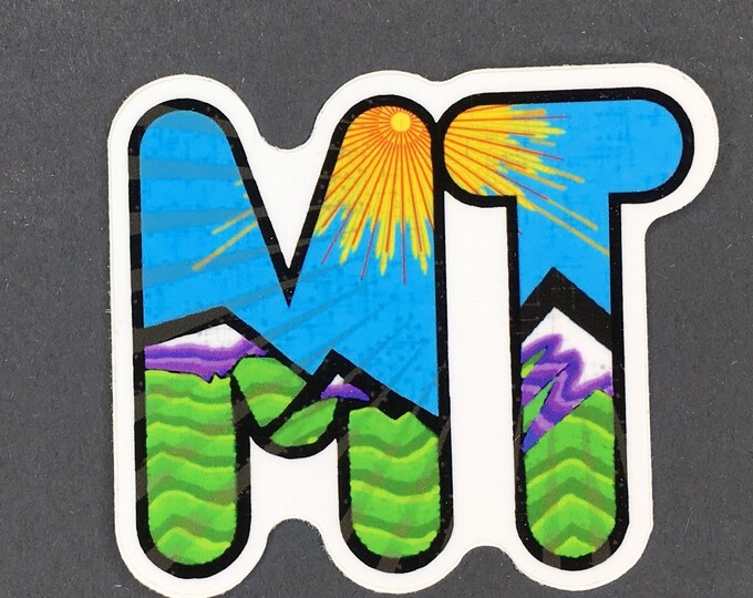 Montana Sticker, Montana State Sticker, Montana, State of Montana, Big ...