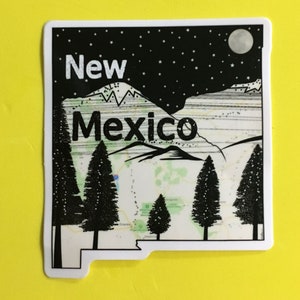 New Mexico Sticker, State of New Mexico Sticker, New Mexico, State of ...