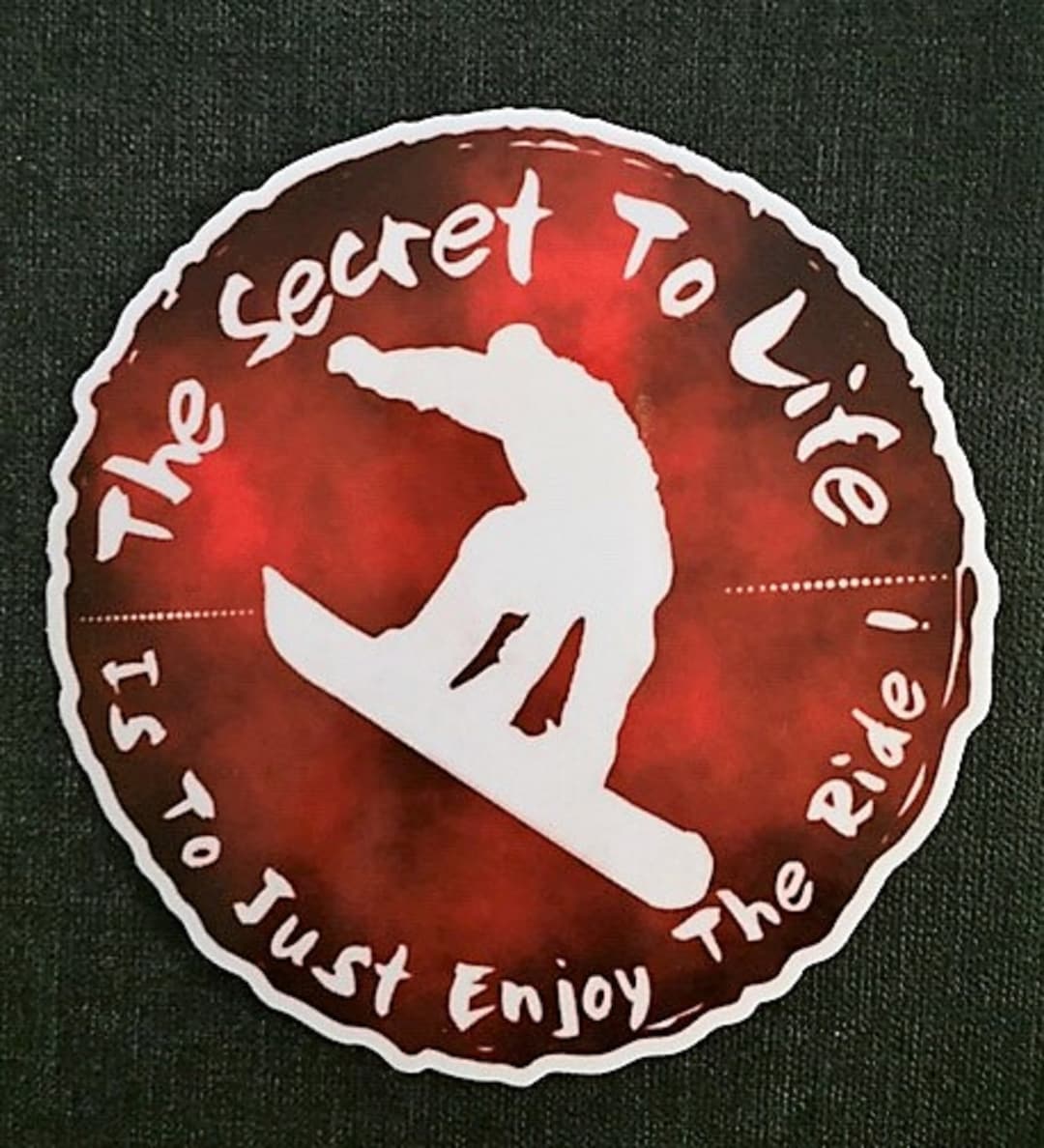 Snowboard Bumper Sticker Snowboarder Sticker Snowboarder - Etsy