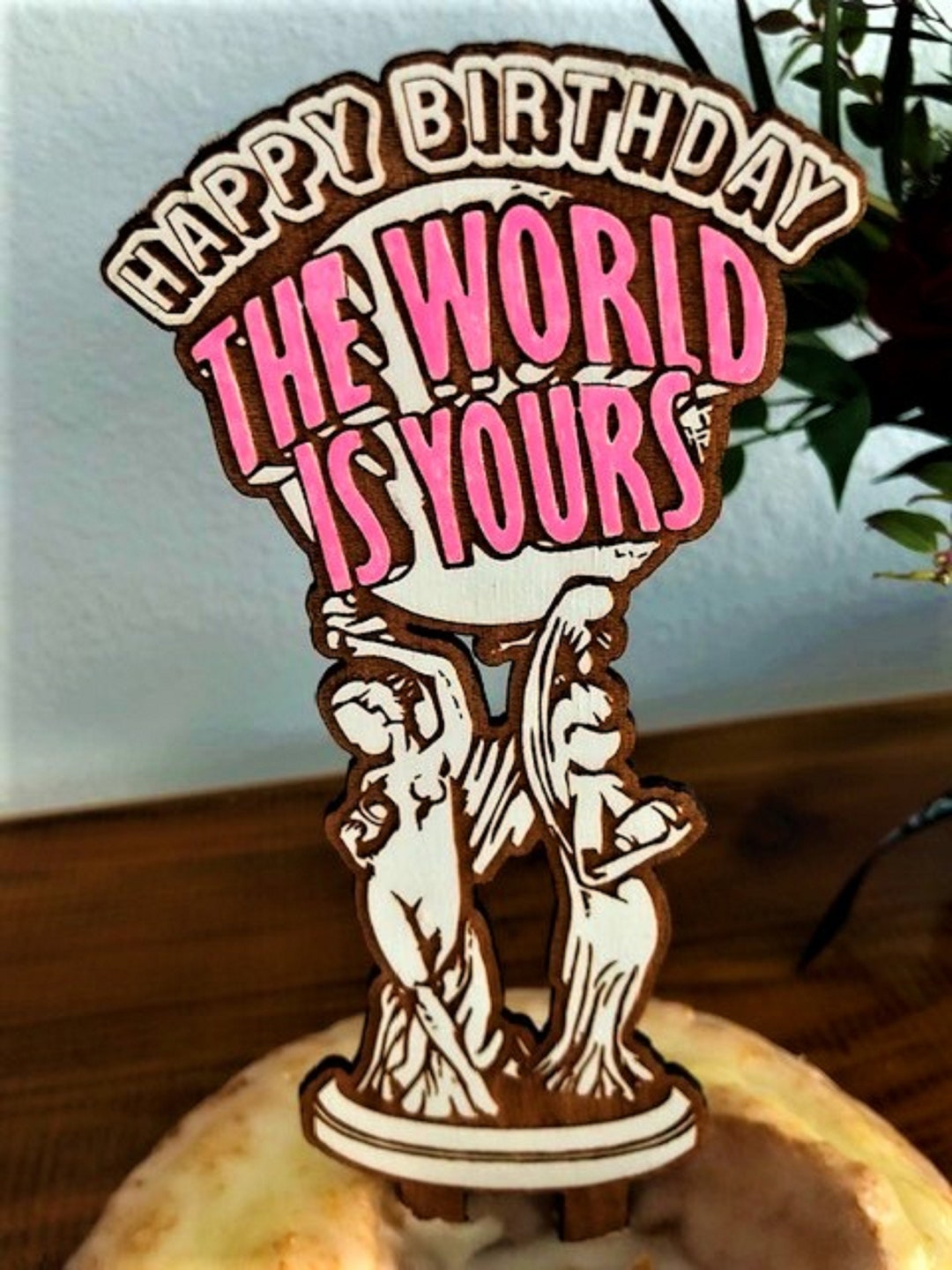 The World is Yours Cake Topper, Scarface Cake Topper, Scarface ...