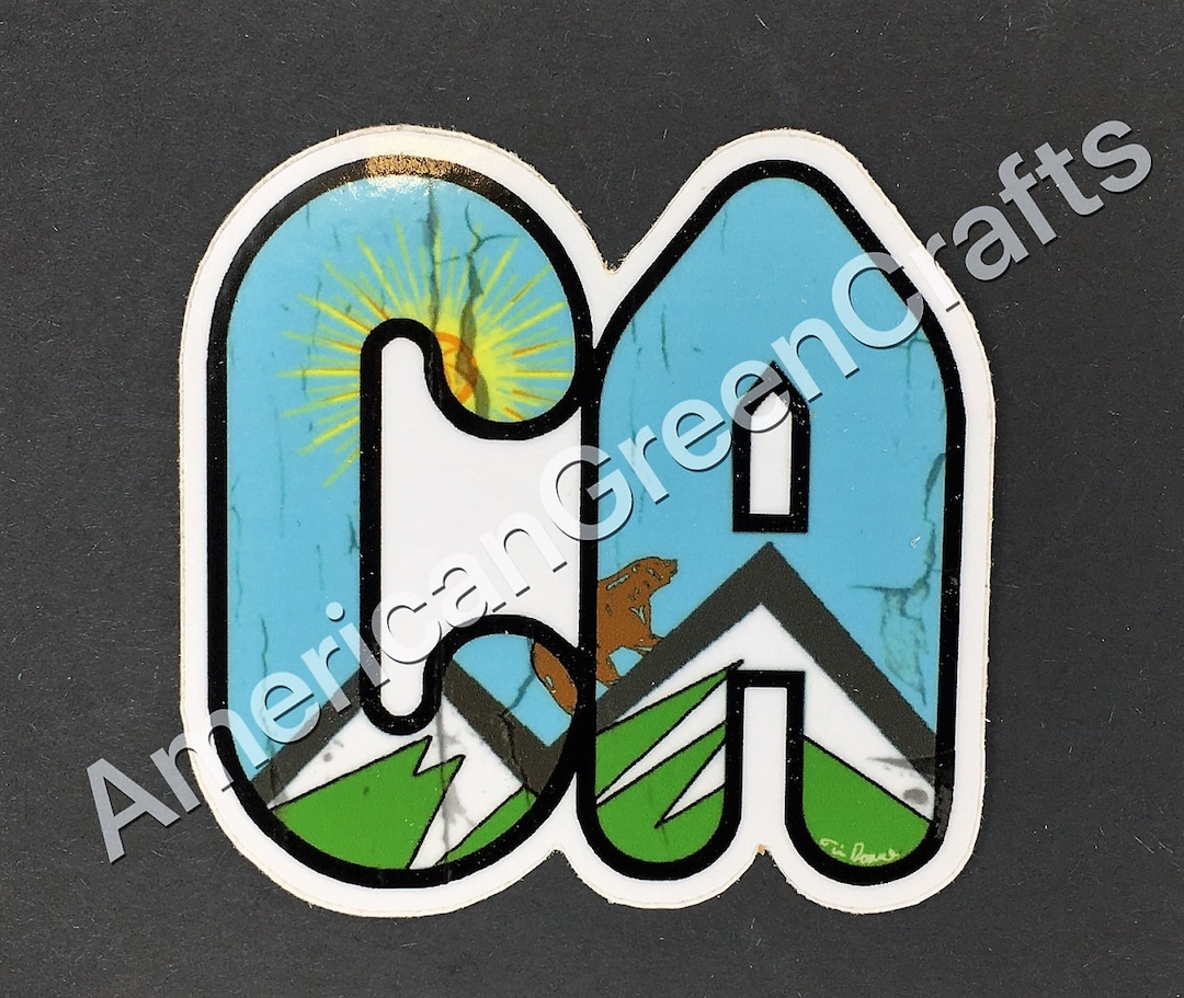 California Sticker, California State Sticker, Cailifornia, State of ...