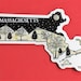 Massachusetts Sticker,massachusetts,state of Massachusetts ...