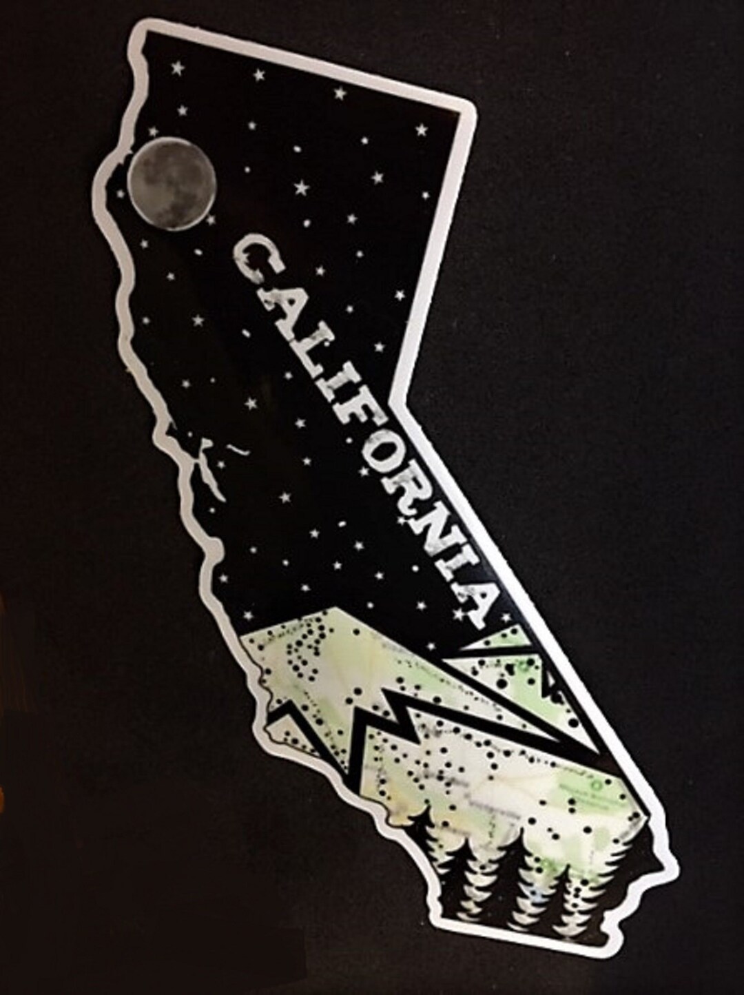 California Sticker California State Sticker Cailifornia - Etsy