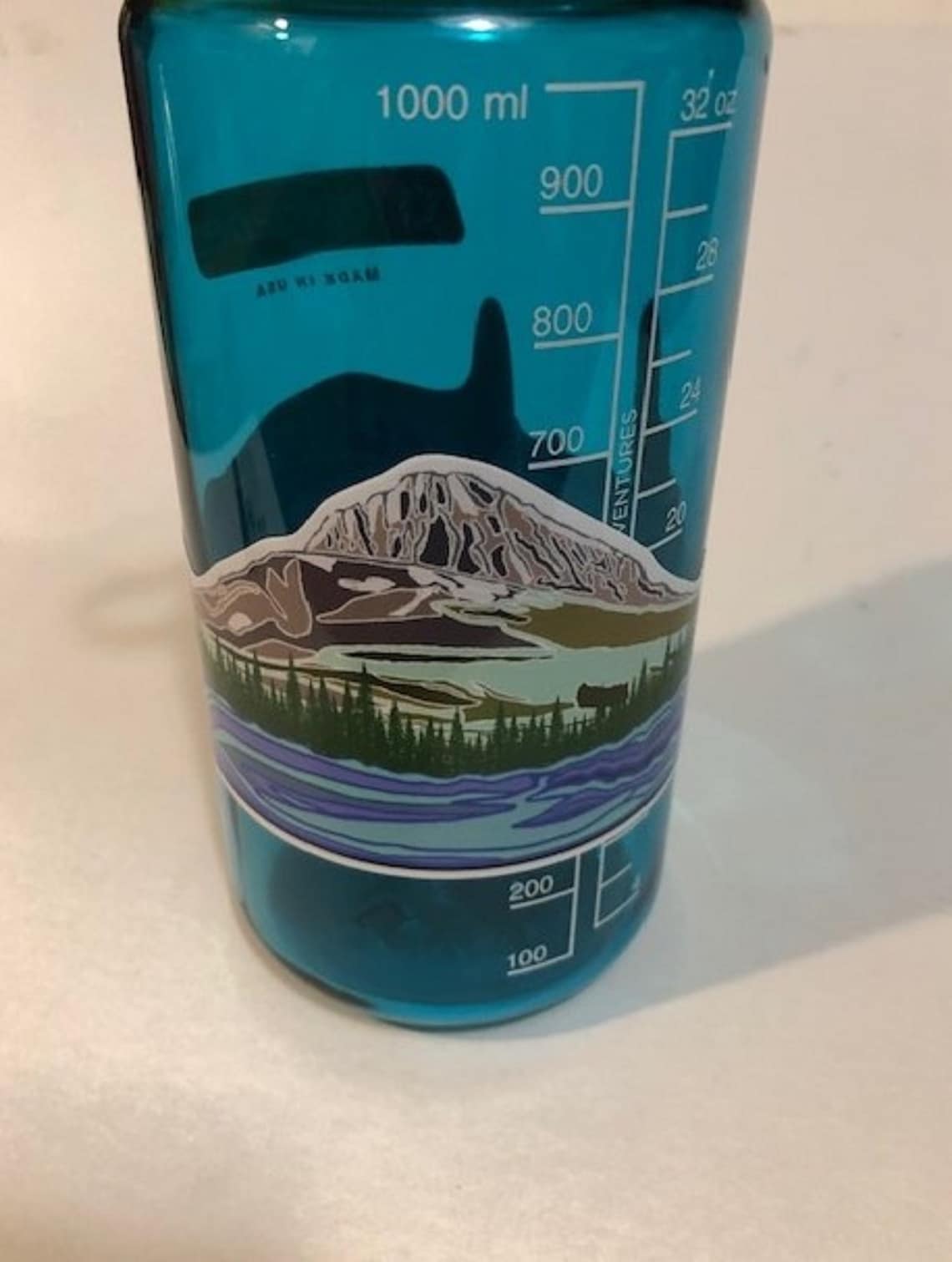Hydro Flask Wrap Hydro Flask Sticker Glacier Sticker | Etsy