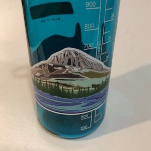 Hydro Flask Wrap, Hydro Flask Sticker, Glacier Sticker, Mountain Hydro ...
