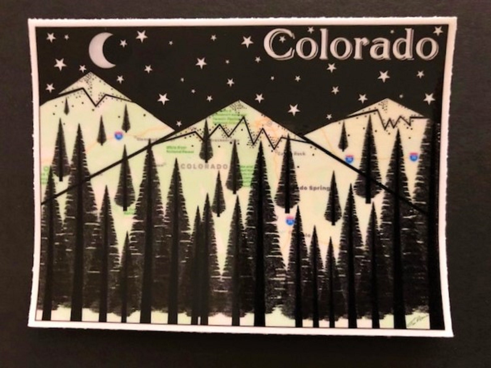 Colorado Sticker Colorado Decal State Of Colorado Colorado | Etsy