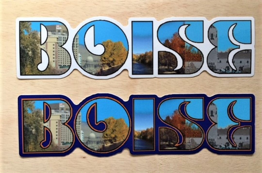 033, Boise Sticker, Boise Idaho Sticker, City of Boise Sticker, Idaho ...