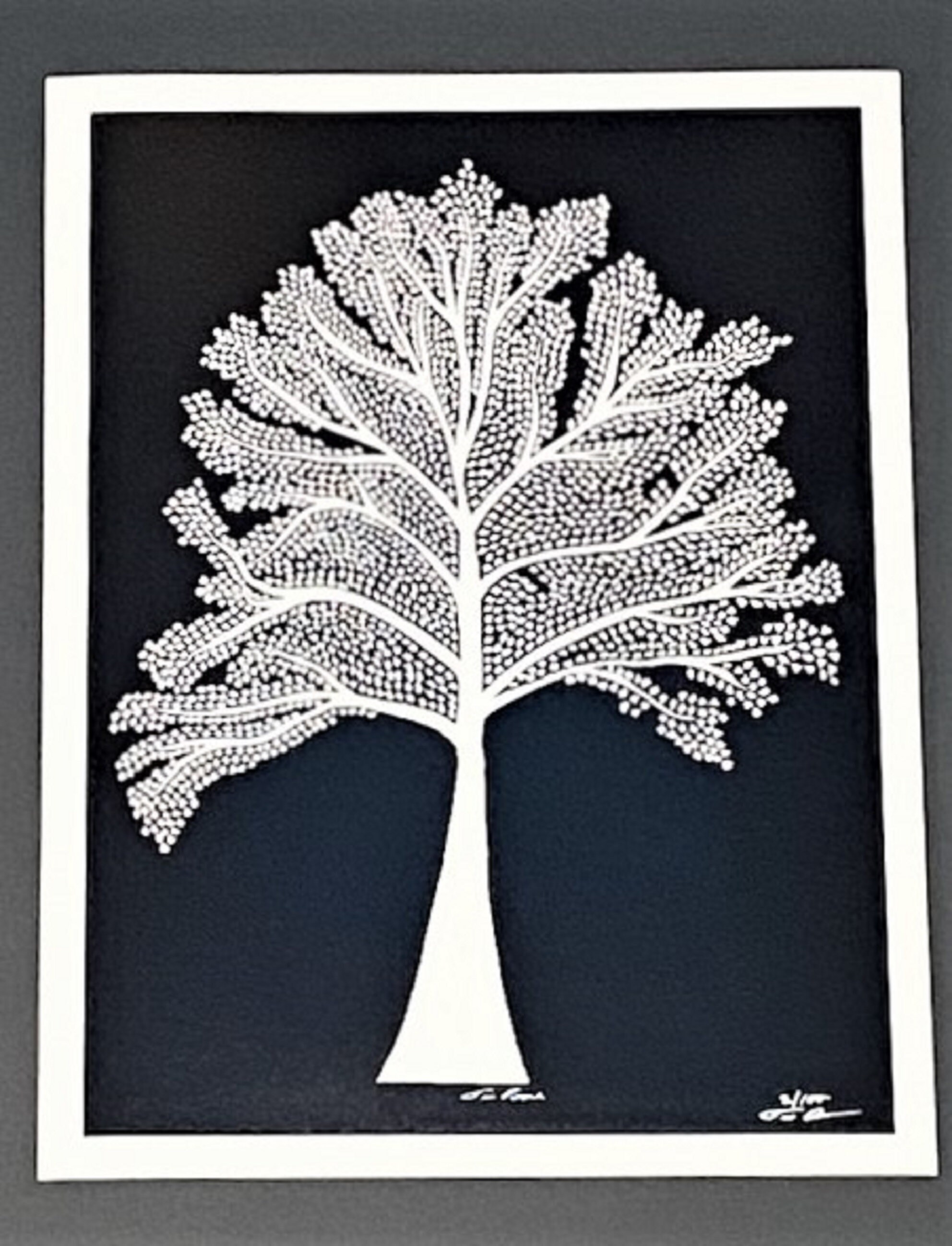 Tree Print Tree Art The White Ghost Tree Custom Tree Print | Etsy
