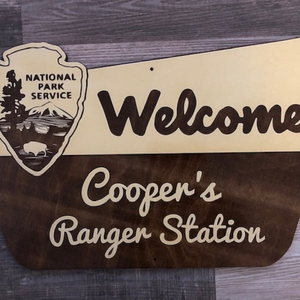 Forest Service Sign - Etsy