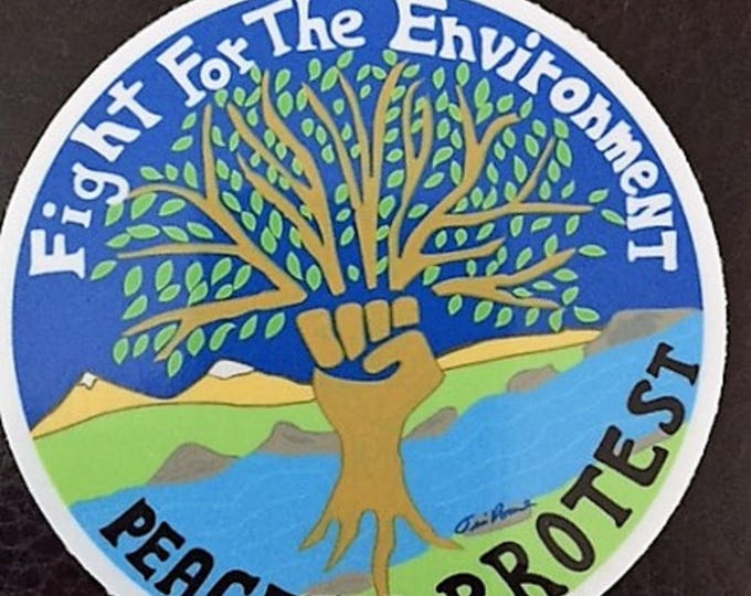 Climate Change Sticker, Save the Planet Sticker, Protest, Protest ...