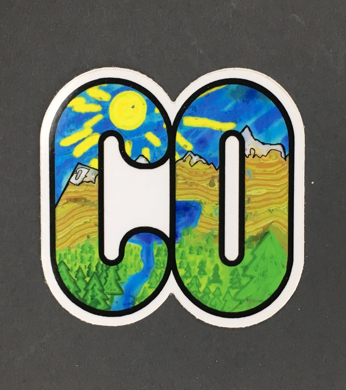 Colorado Sticker, Colorado Bumper Sticker, Aspen Sticker, State of ...