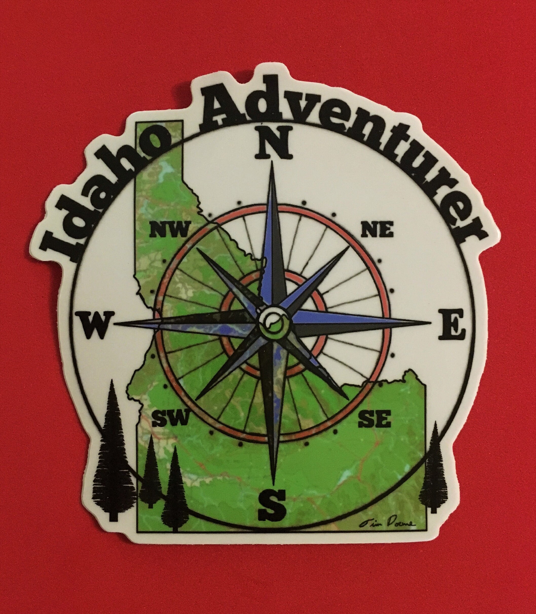 012, Idaho Adventurer Sticker, Idaho Sticker, Idaho, State of Idaho ...