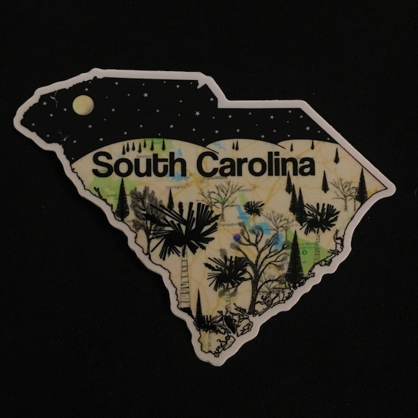 South Carolina Bumper Sticker - Etsy