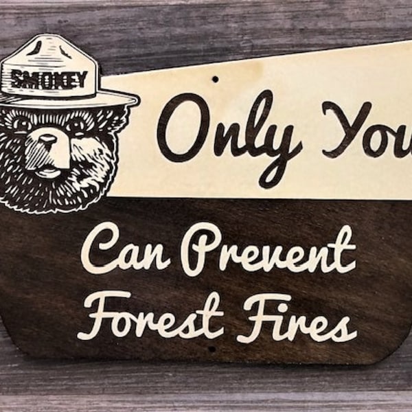 Smokey the Bear - Etsy