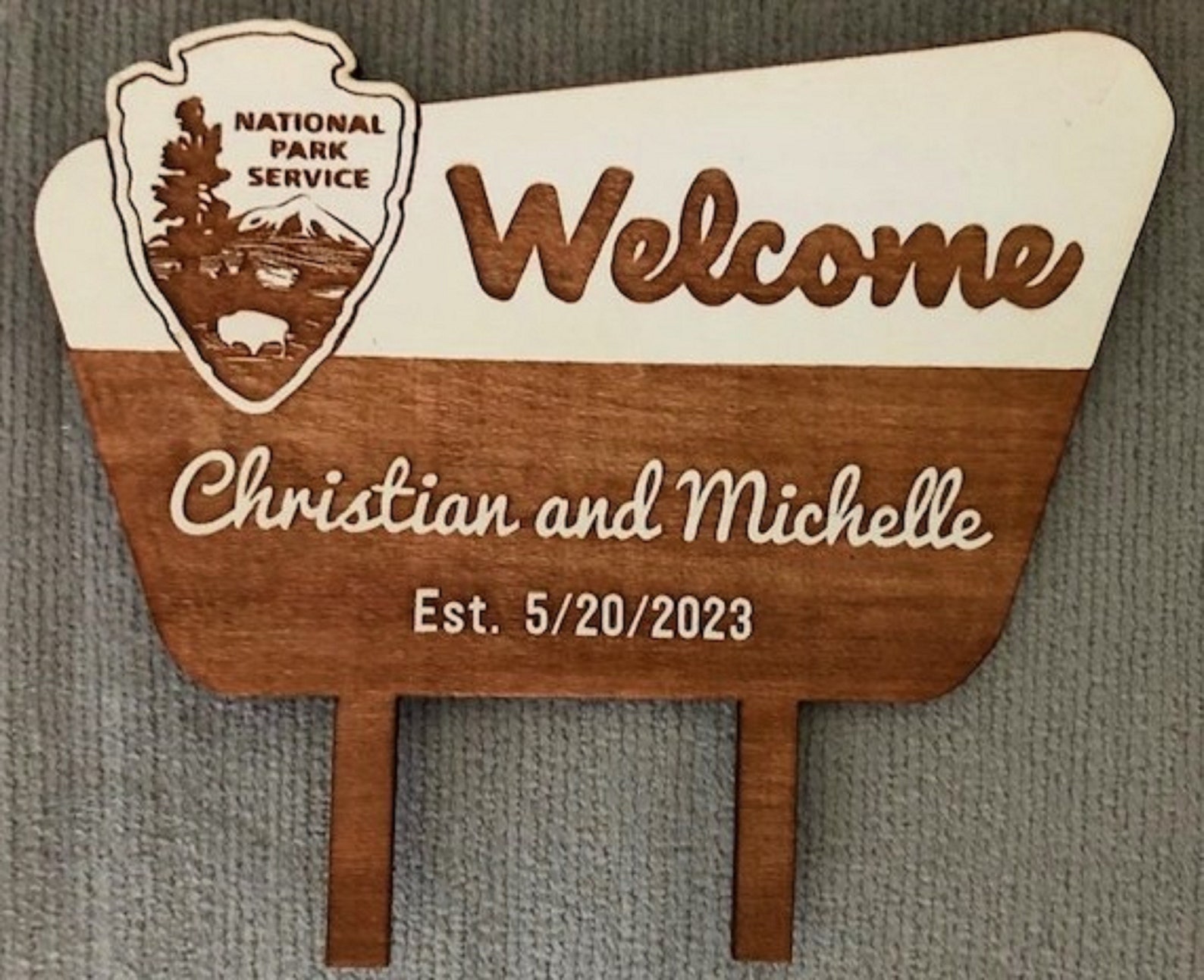 National Park Cake Topper, Camping Cake Topper, National Park Sign Cake ...