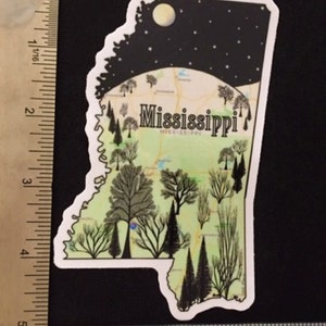 Mississippi Sticker, Mississippi, State of Mississippi, Mississippi ...