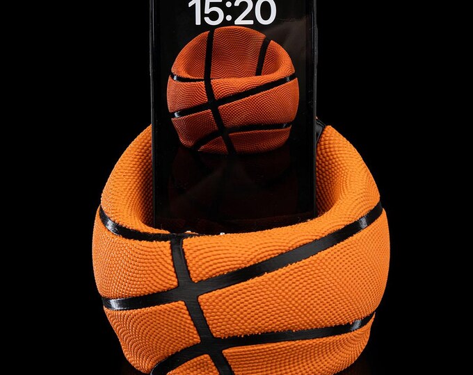 Basketball Cell Phone Holder - Etsy