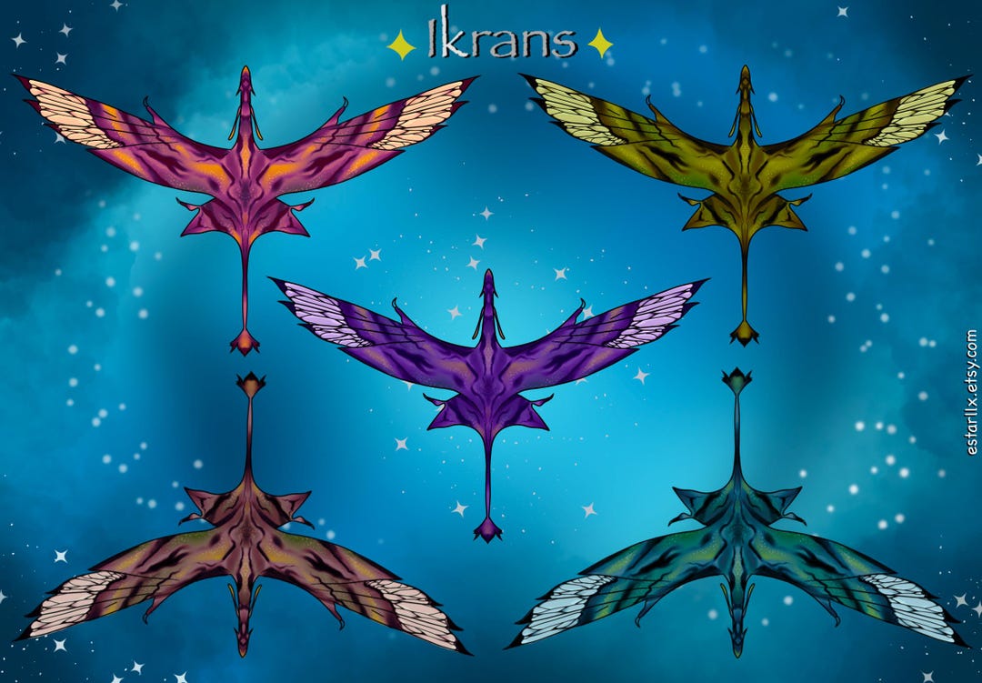 Avatar Ikran, Mountain Banshee Stickers - Etsy