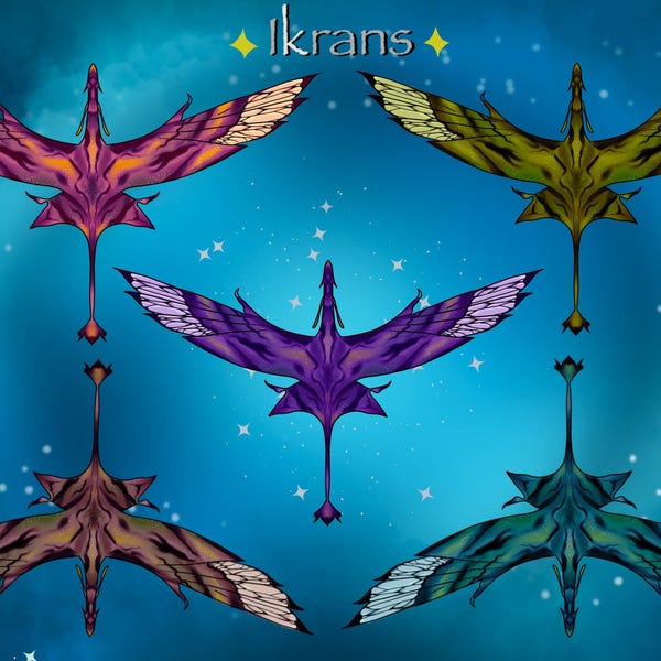Avatar Ikran Plush - Etsy