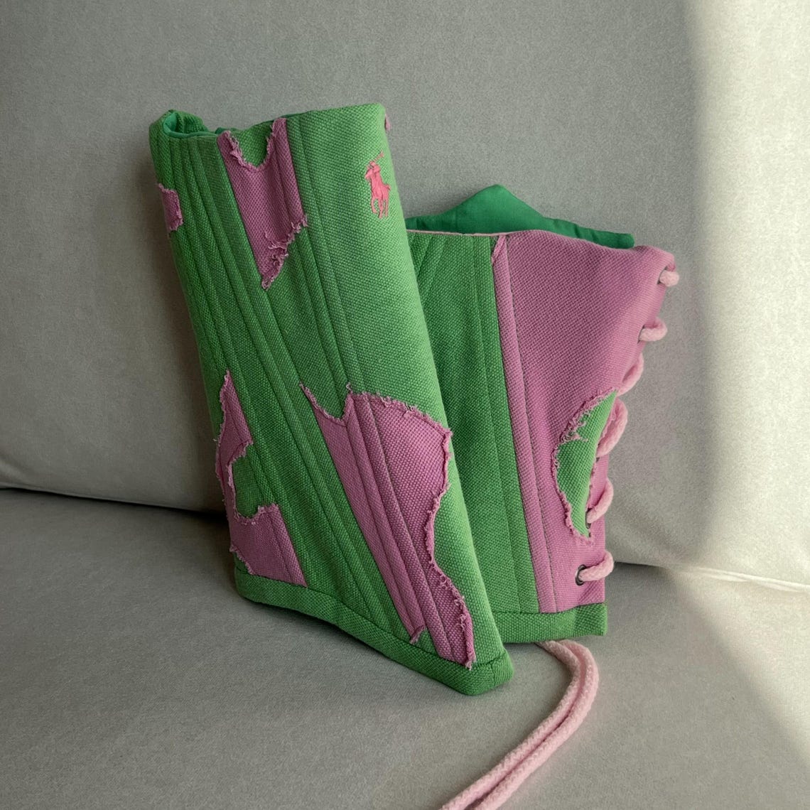 Reworked Ralpf Lauren Corset, Upcycled Corset, Upcycling Corset From ...