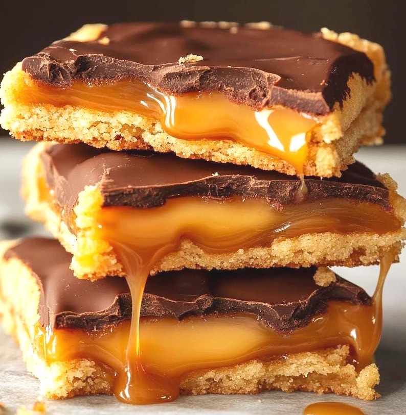 The Best Squares and Rounds of Chocolate and Caramel - Etsy