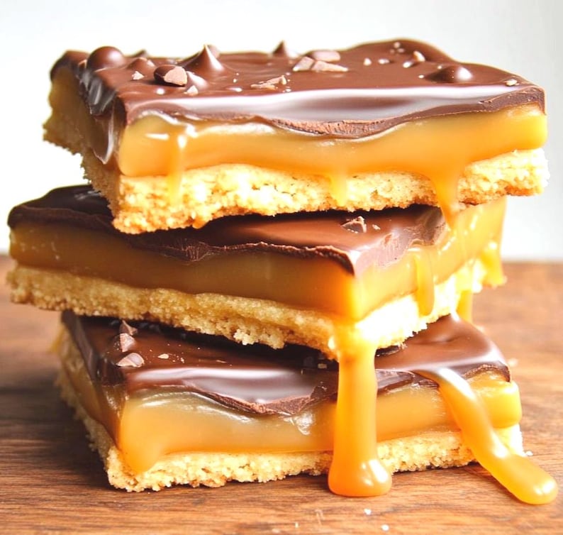 The Best Squares and Rounds of Chocolate and Caramel - Etsy