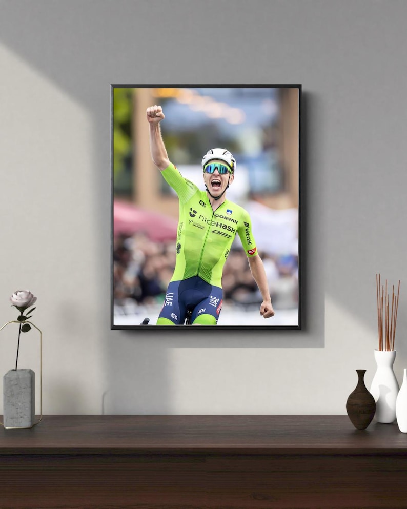 Tadej Pogacar Poster, Cycling Gift, Tour De France Winner, World ...