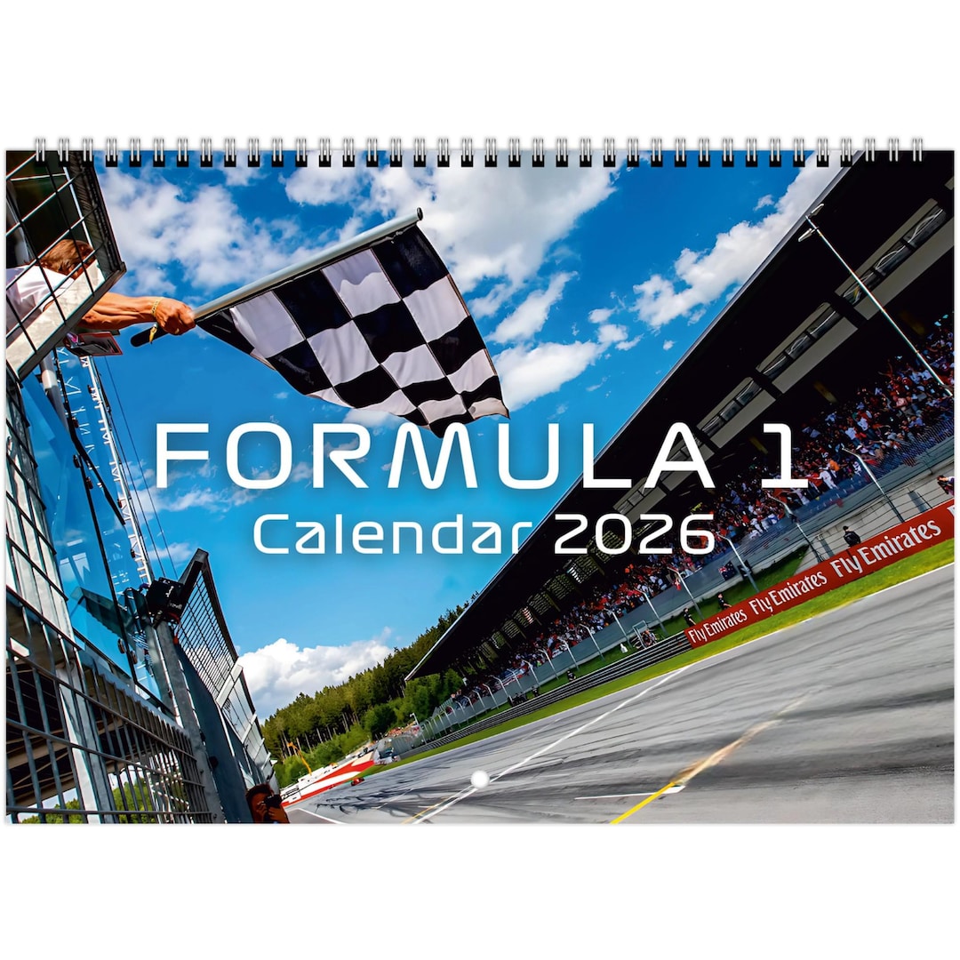 2026 F1 Calendar (english) - Formula One. All Races, Anniversaries ...