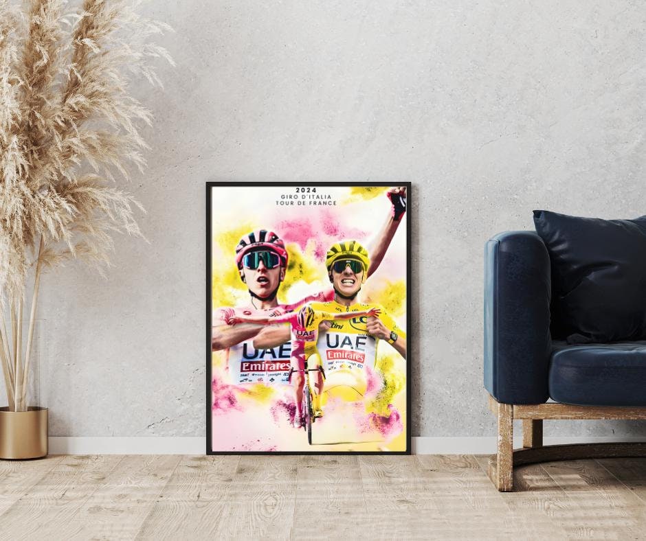 Cycling Posters, Tadej Pogacar Poster, Giro D'italia Winner, Tour De ...