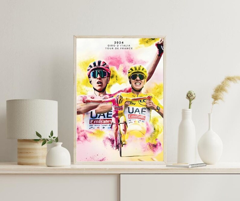 Cycling Posters, Tadej Pogacar Poster, Giro D'italia Winner, Tour De ...