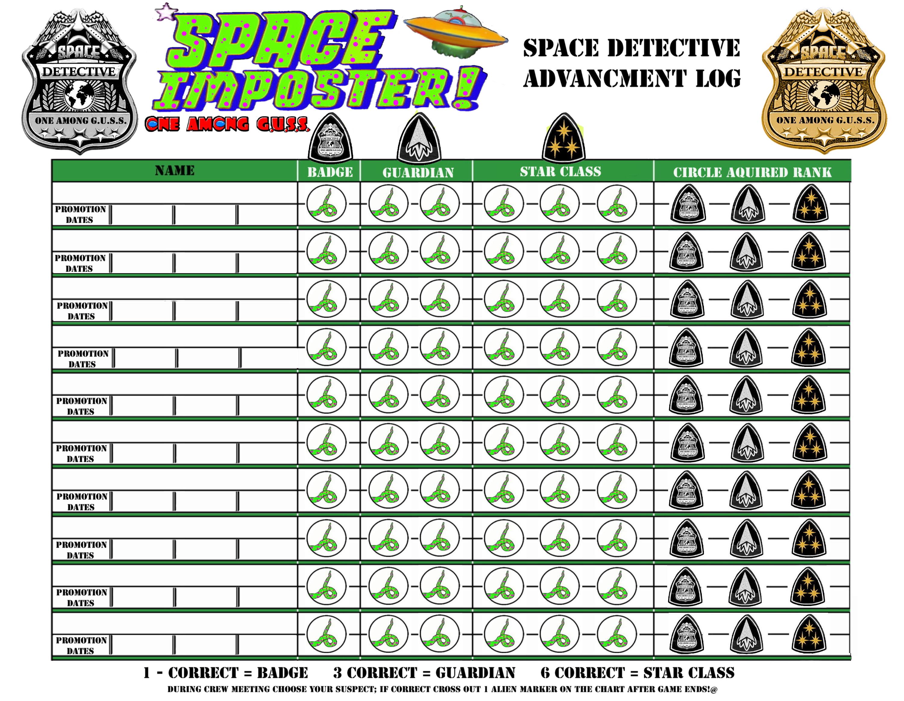 Among Us Style Board Game, "space Imposter - One Among G.u.s.s" - Etsy