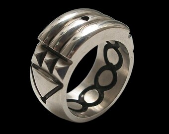 Atlantis Ring, Silver Atlantis, Womens Ring, Silver Band, Open Band ...