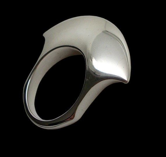 Axe Ring Sterling Silver Medieval Axe Ring ALL SIZES | Etsy