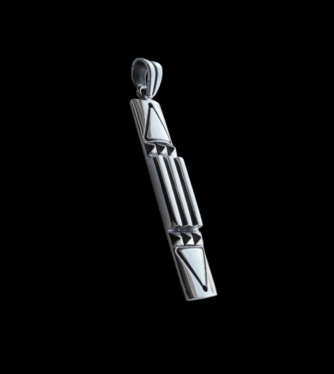 Atlantis Pendant, Sterling Silver Atlantis Pendant, Black Finish ...