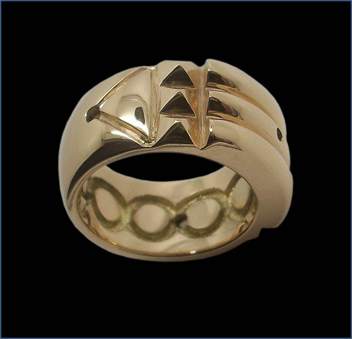 Anillo Atlantis Anillo Atlantis de Oro Sólido de 18K TODOS | Etsy