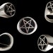 Pentacle Ring Sterling Silver Pentacle Ring ALL SIZES - Etsy