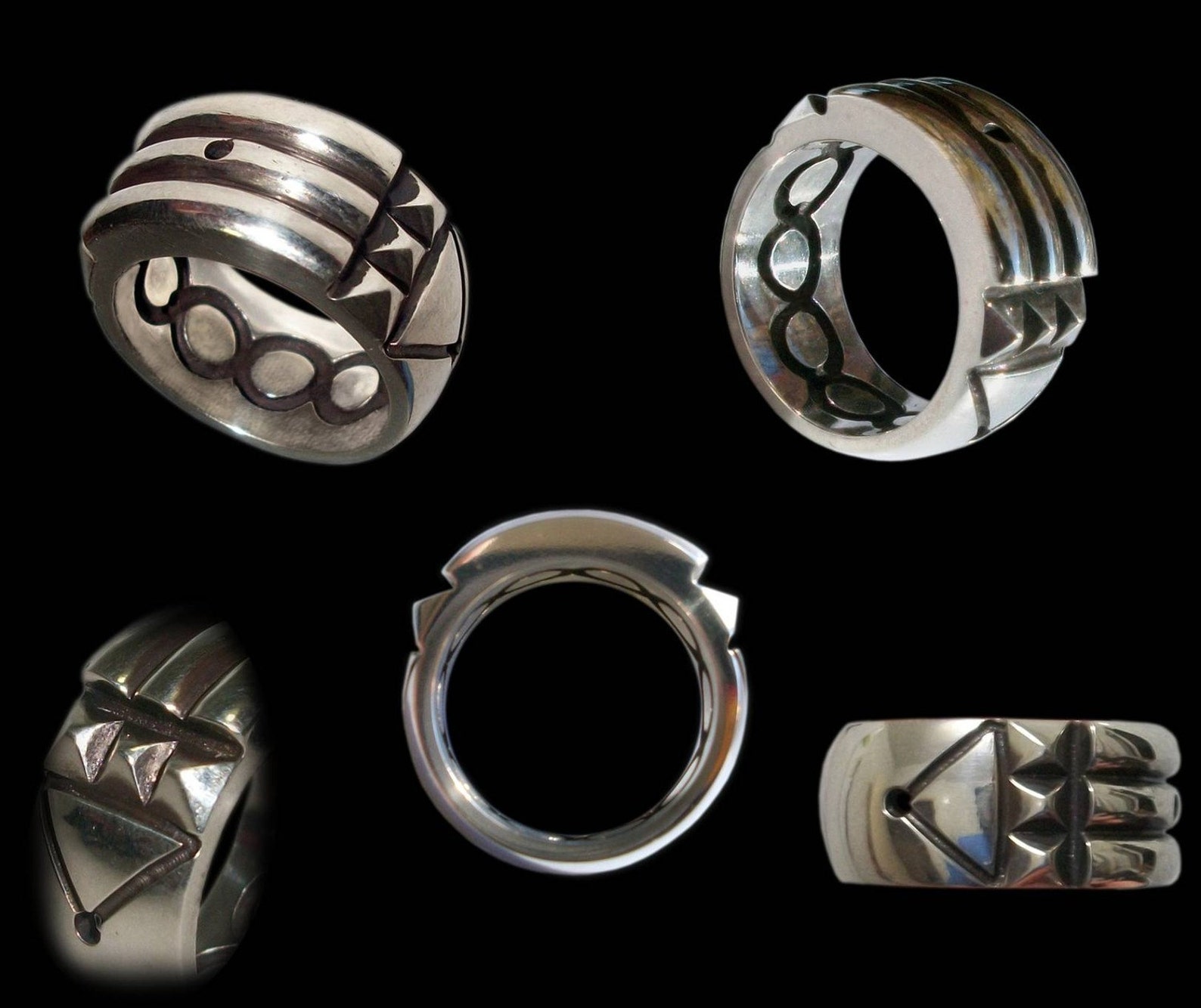 Atlantis ring Sterling Silver Atlantis Ring ALL SIZES | Etsy