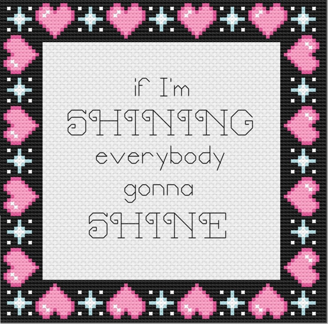 If I'm Shining Everybody Gonna Shine Lizzo Juice Pattern - Etsy