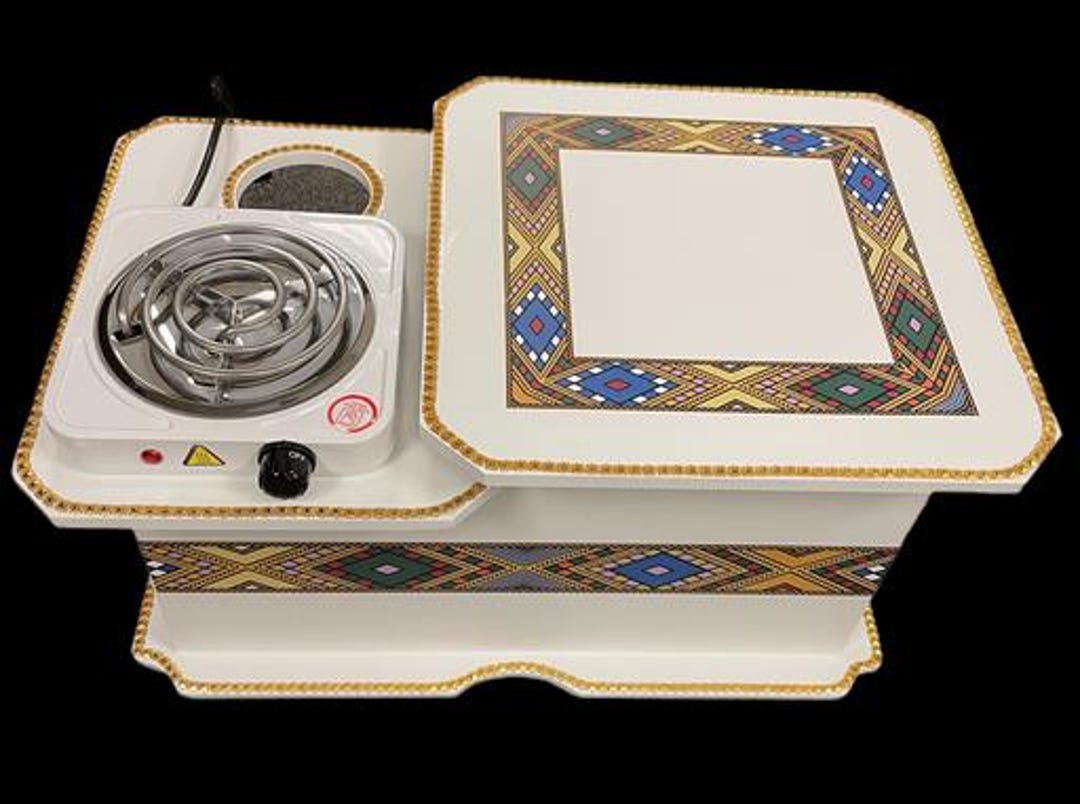 Eritrean/ethiopian Wooden Rekebot – Coffee Ceremony Tray (telet) - Etsy