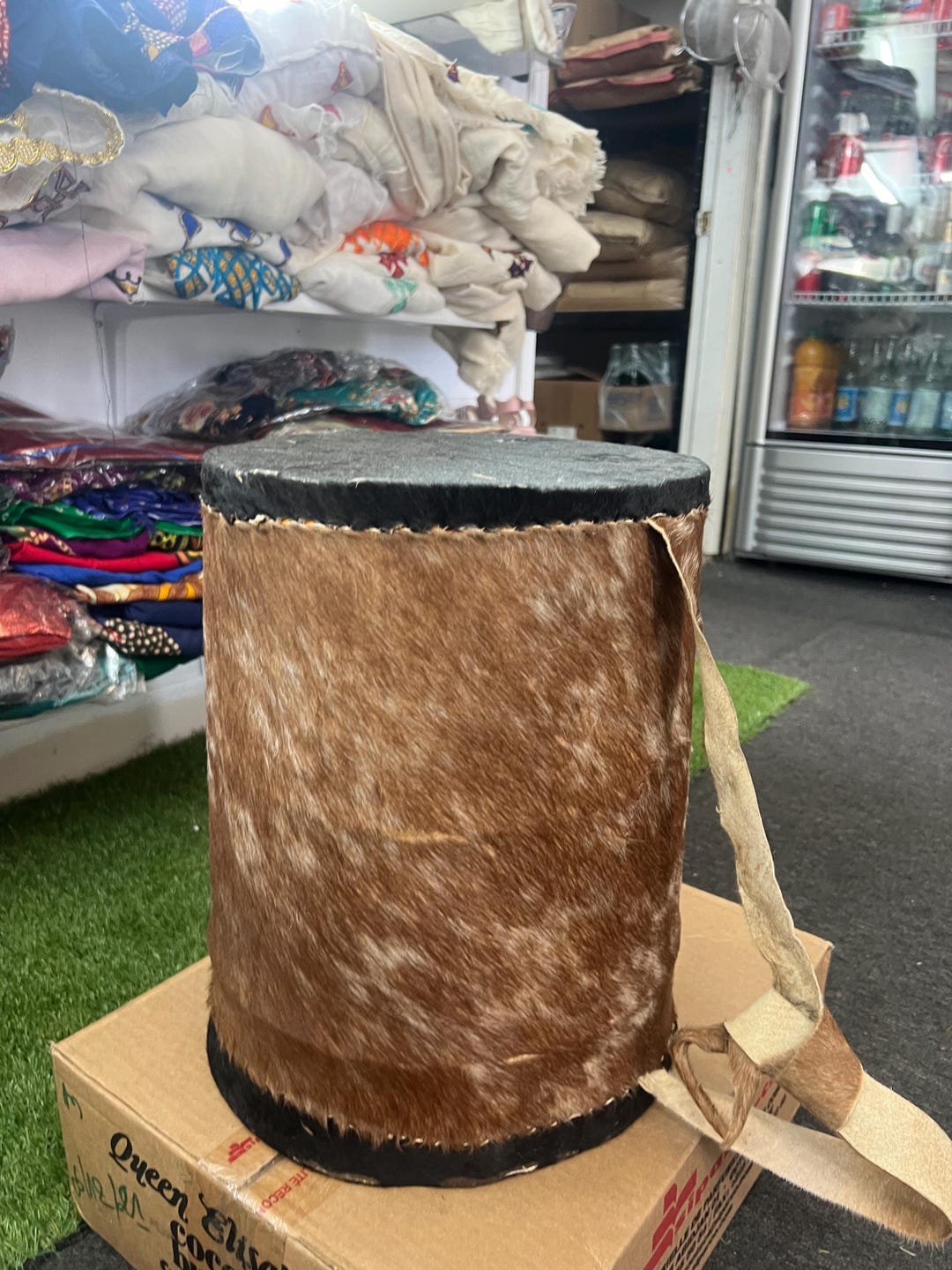 Ethiopia Eritrean Traditional Leather Drum Kebero , African Art ...