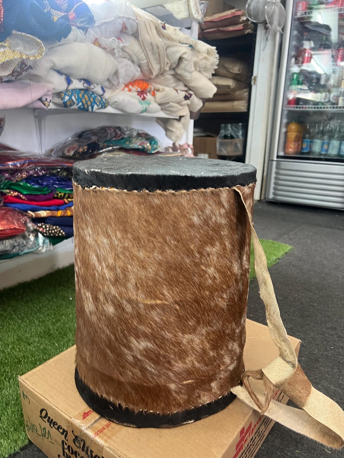 Ethiopia Eritrean Traditional Leather Drum Kebero , African Art ...