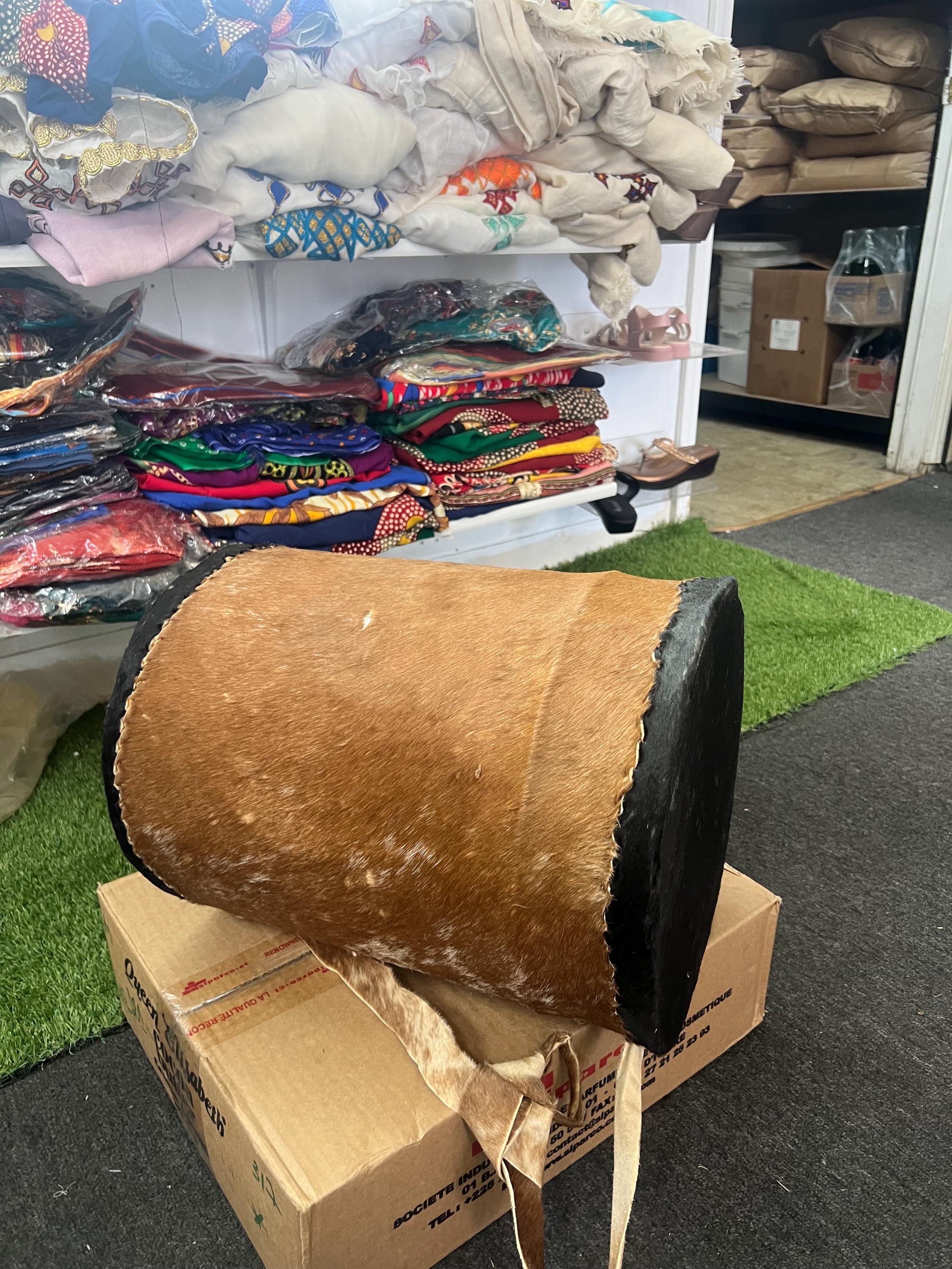 Ethiopia Eritrean Traditional Leather Drum Kebero , African Art ...